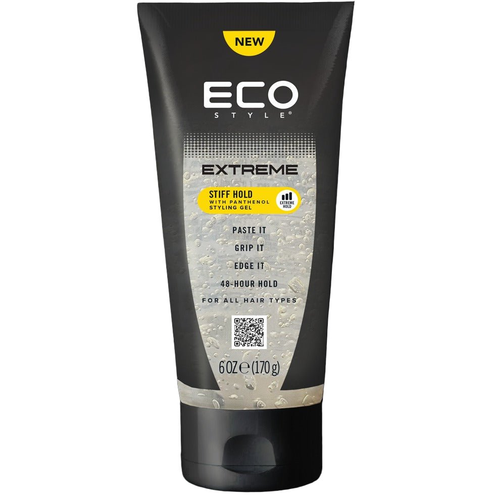 Eco Style Extreme Stiff Hold Styling Gel with Panthenol (6 oz / 170 g ...